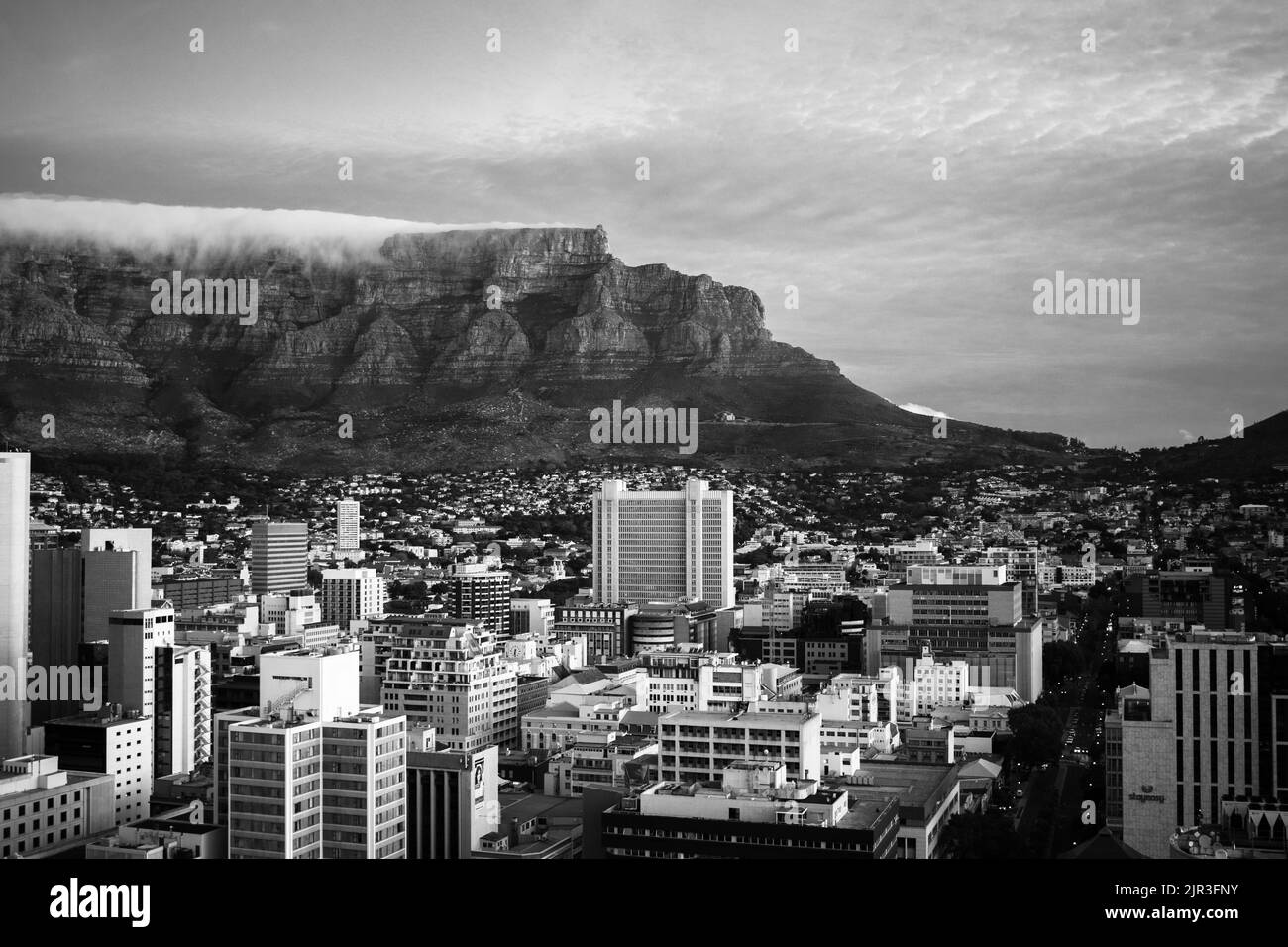 City on the cliff Black and White Stock Photos & Images - Alamy
