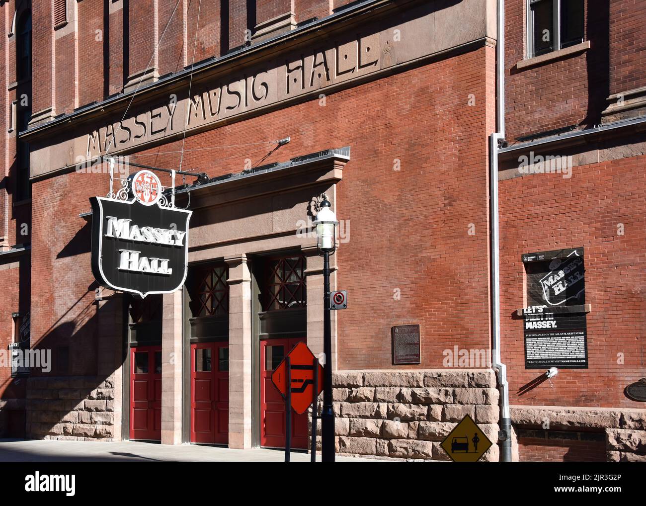 Toronto, Canada - August 11, 2022: Venerable Concert Hall Massey Hall ...
