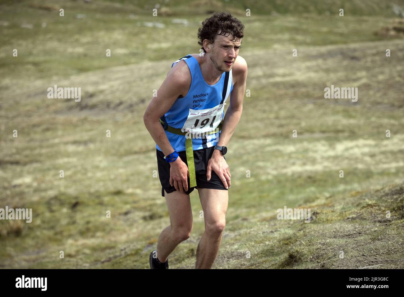 Billy Cartwright, second in the ascent of Ingleborough Stock Photo - Alamy