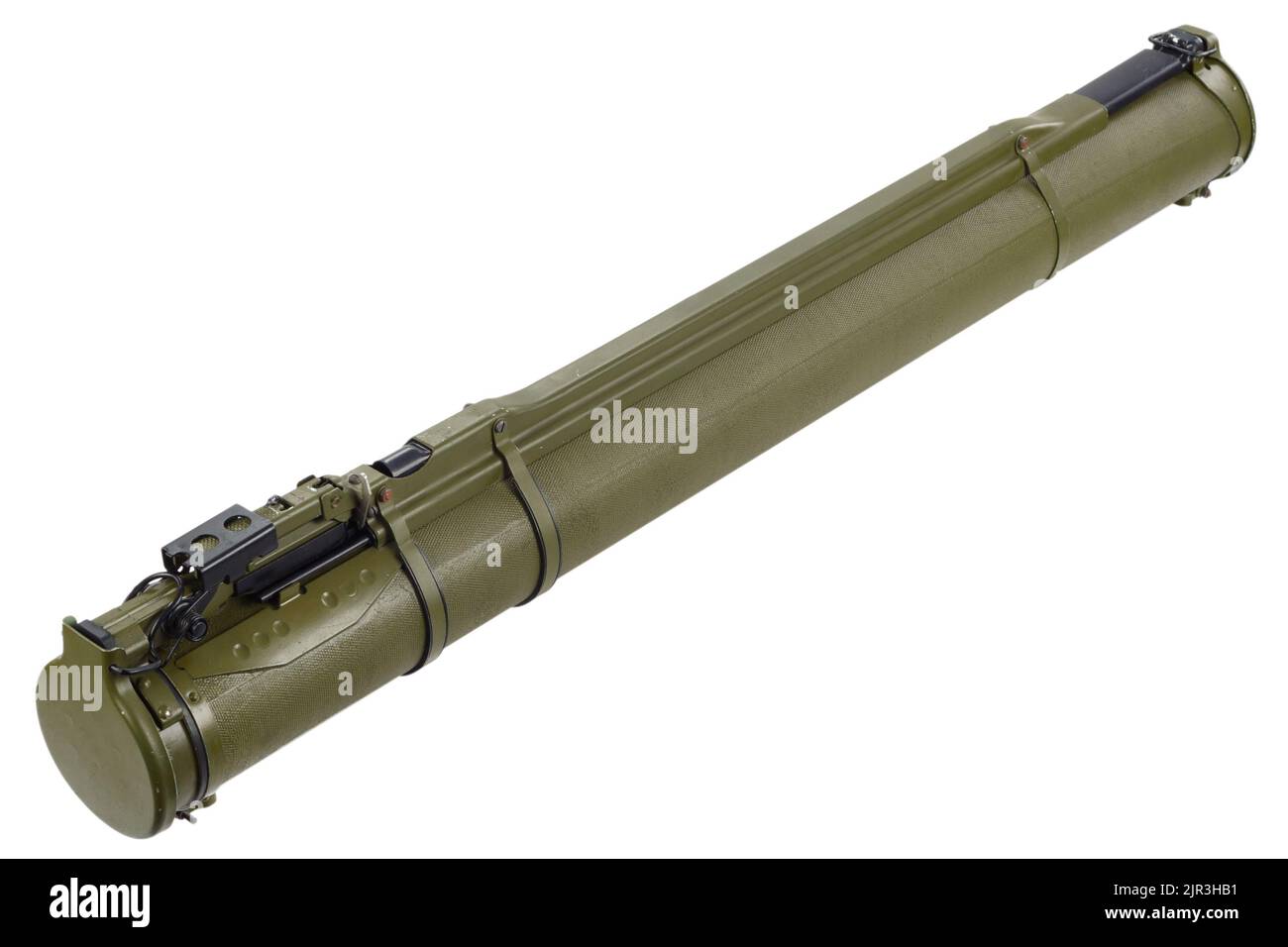 Soviet "bazooka". Copy US M72-series LAW anti-tank rocket launcher isolated on white Stock Photo ...