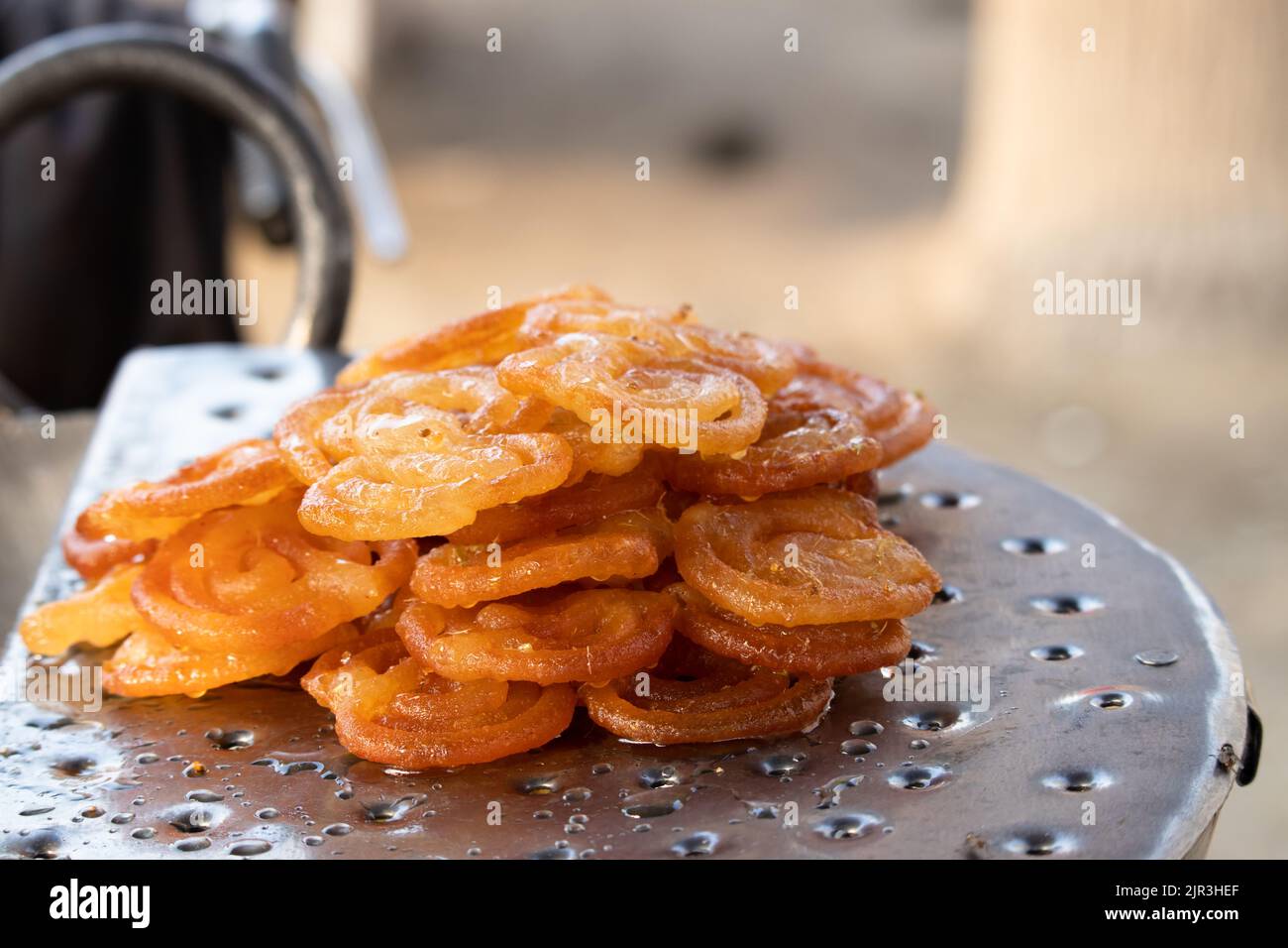 Fresh Cooked Hot Rasdar Jalebi Also Known As Jilapi, Jilebi, Jilipi ...