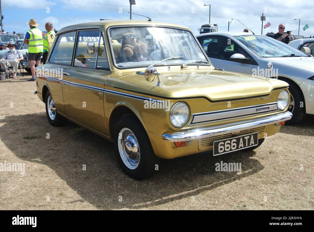 A 1971 Hillman Imp parked on display at the English Riviera classic car ... A 1971 Hillman Imp parked on display at the English Riviera classic car ...