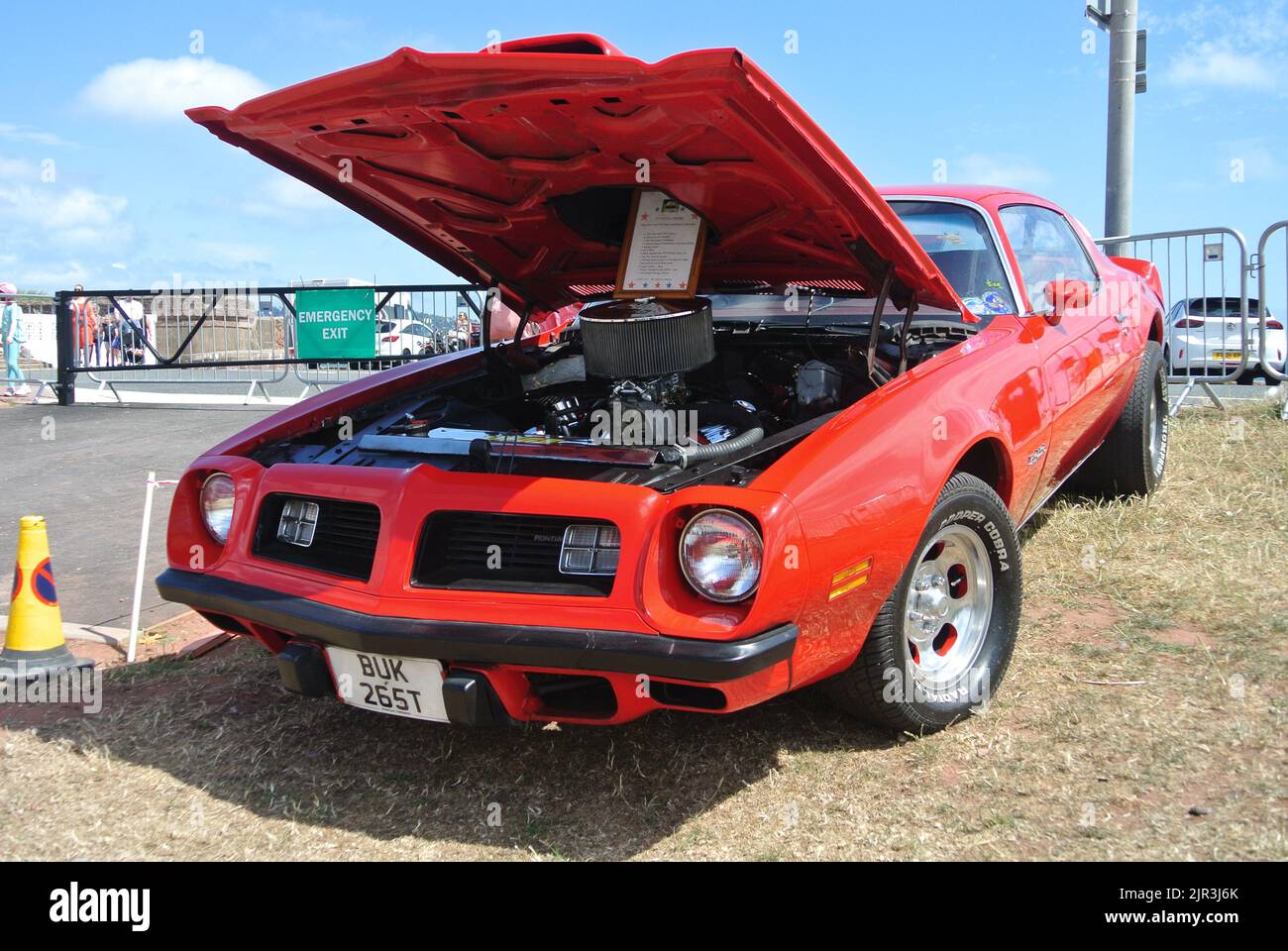 A 1979 Pontiac Trans Am parked on display at the English Riviera ...