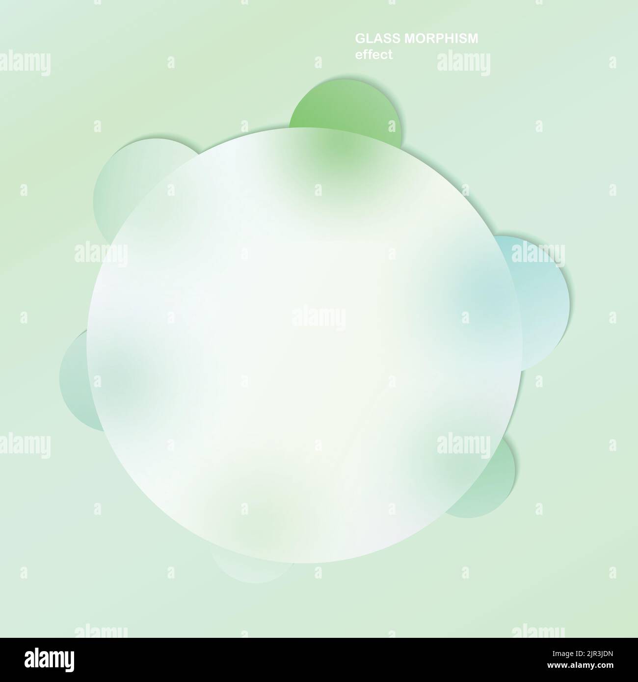 Modern background with glass morphism vector effect. Transparent glass ...