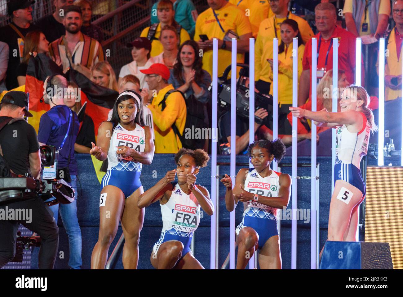 Womens relay team france hi-res stock photography and images - Alamy