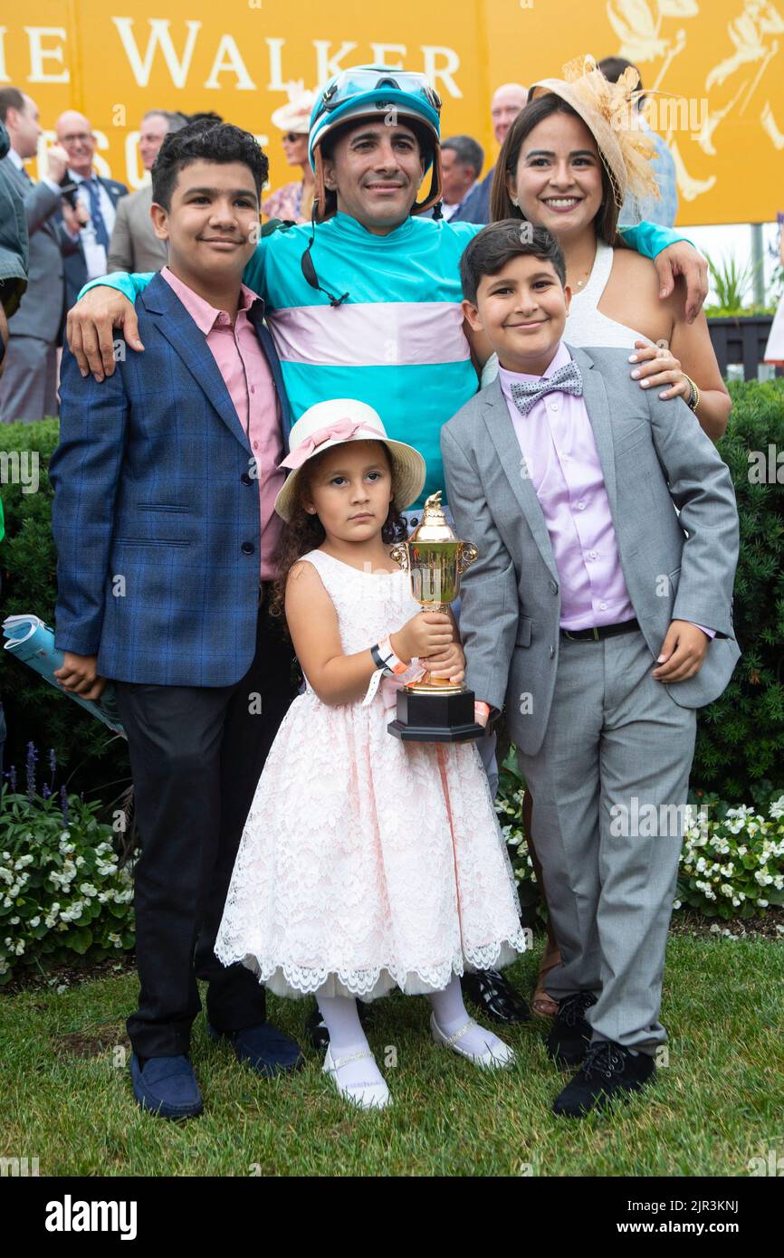 August 21, 2022, TORONTO, ON, CANADA: Jockey Rafael Hernandez ...