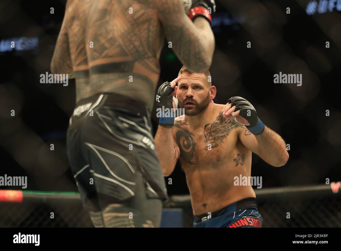 SALT LAKE CITY, UT - AUGUST 20: Tyson Pedro and Harry Hunsucker meet in ...