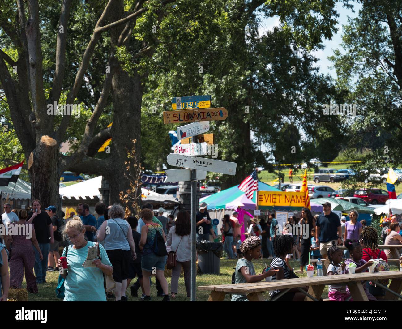 Kansas City Missouri - August 20, 2022 - Ethnic Enrichment Festival at Swope Park Stock Photo ...