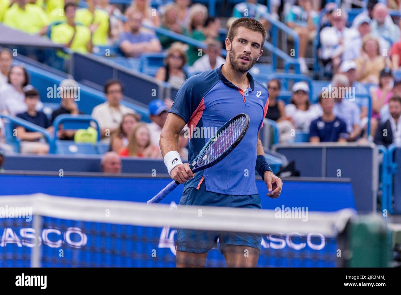 Mason, Ohio, USA. 21st Aug, 2022. Boma Coric (Cro) in action during ...