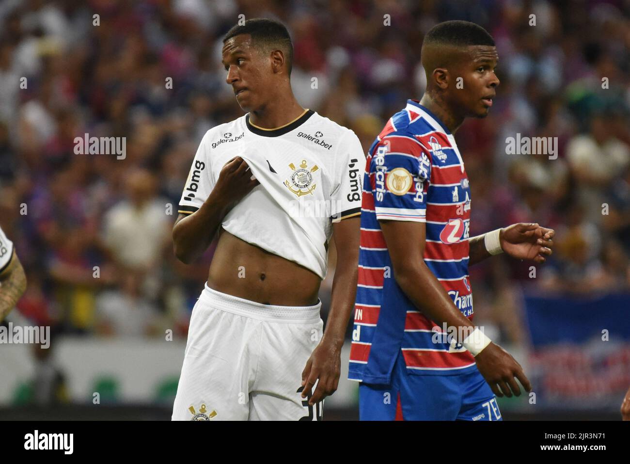 Fortaleza, Brazil. 21st Aug, 2022. of Corinthians during the Campeonato ...