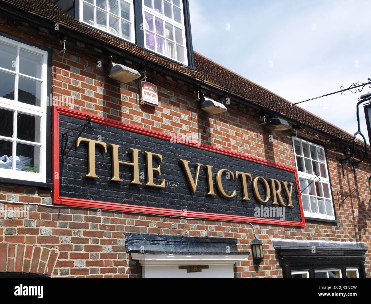 The Victory Public House in Hamble, Hampshire, England, UK Stock Photo ...