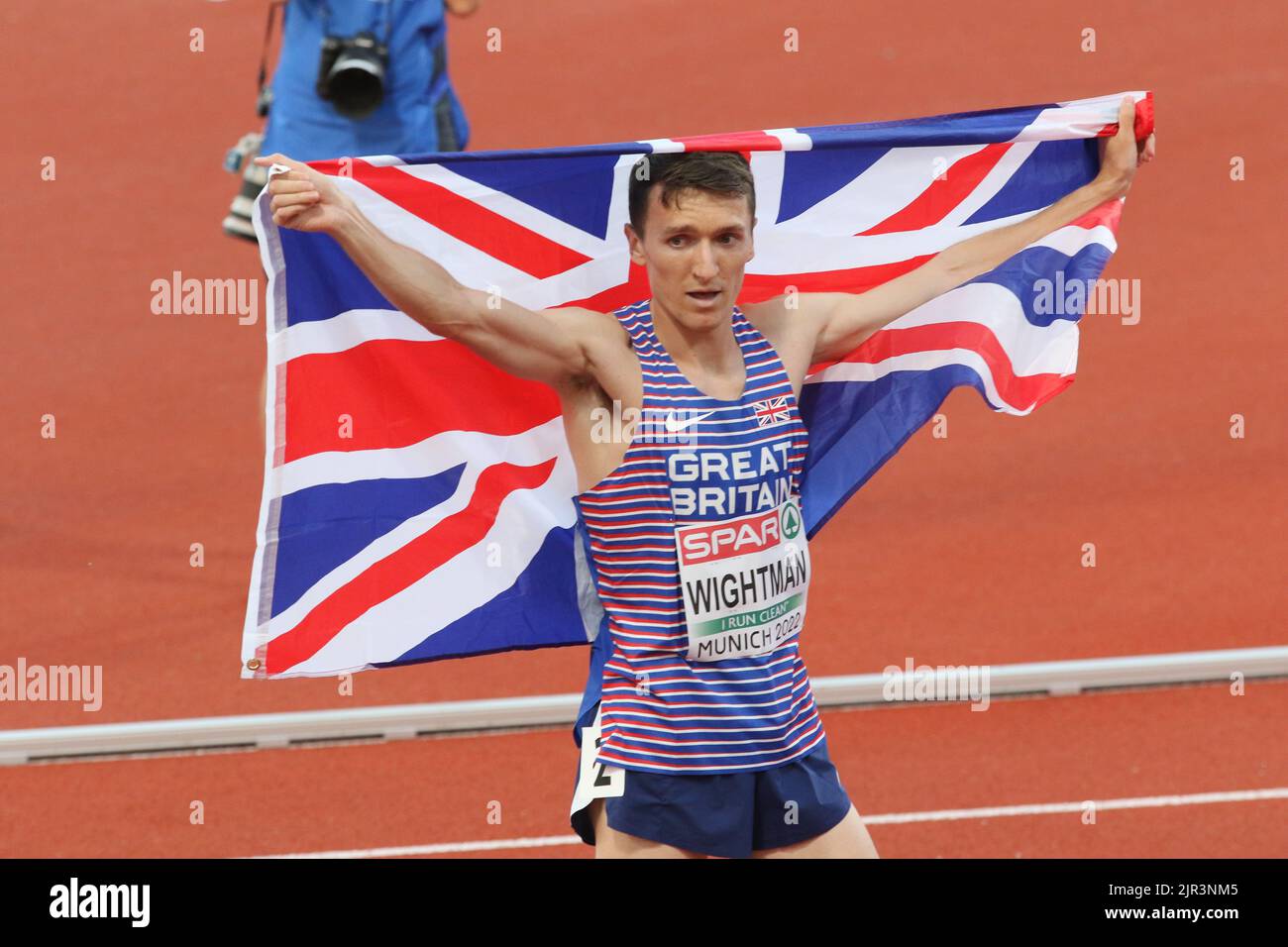 MUNICH, Germany. , . EUROPEAN ATHLETICS Munich, Olympic Stadium, MEN'S ...