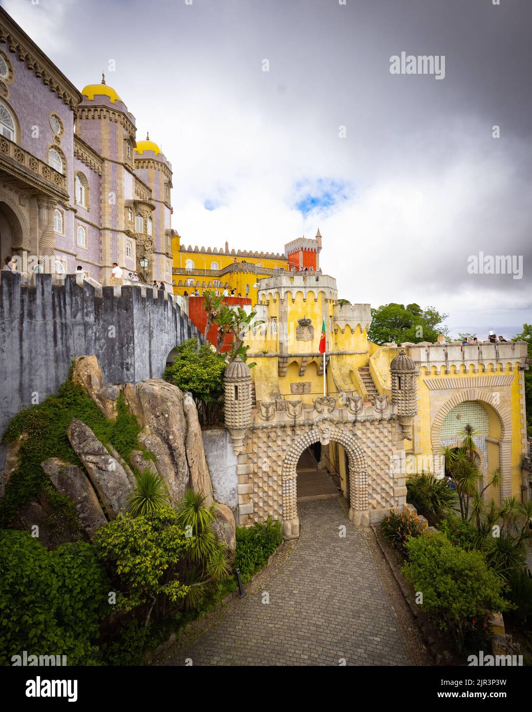 Palace pena entrance hi-res stock photography and images - Alamy