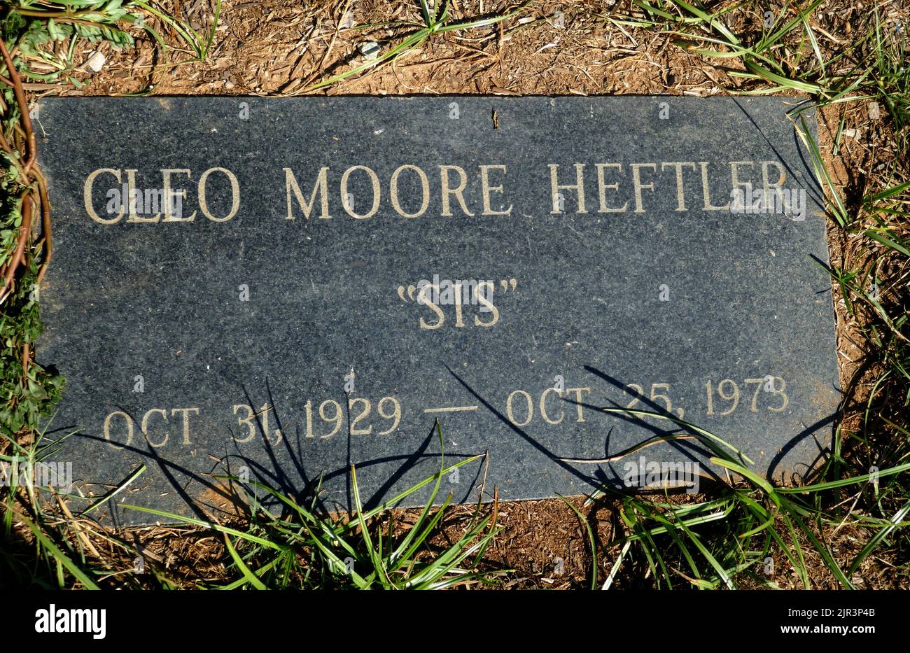 Inglewood, California, USA 19th August 2022 Actress Cleo Moore's Grave ...