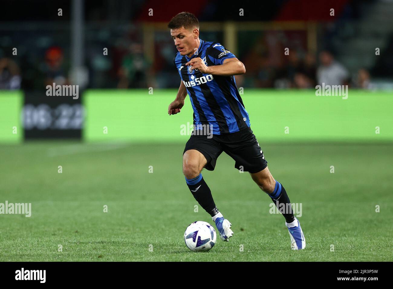 Gewiss Stadium, Bergamo, Italy, August 21, 2022, Joakim Maehle of ...