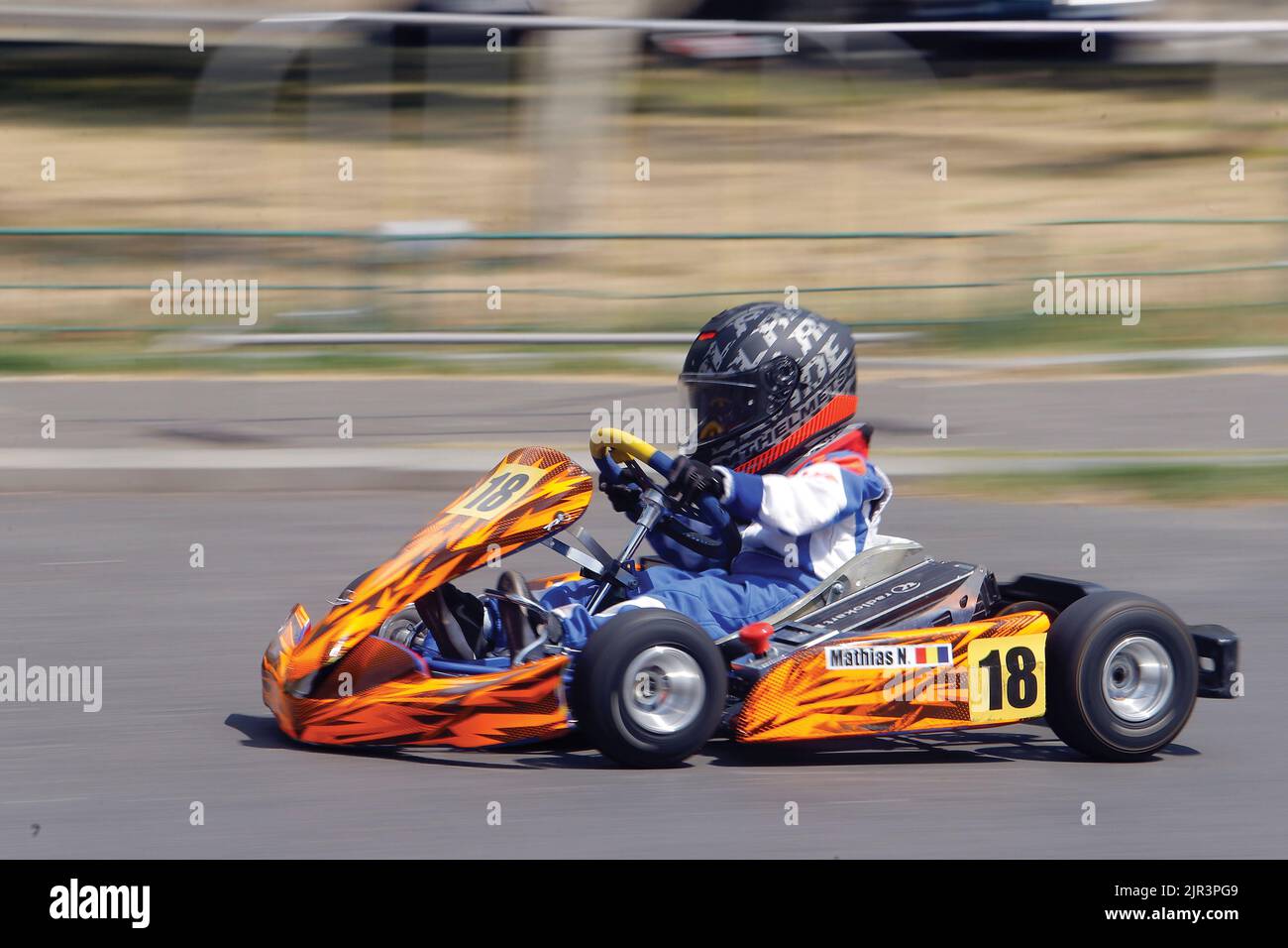 Bucharest, Romania. 21st Aug, 2022. A child drives during the National ...