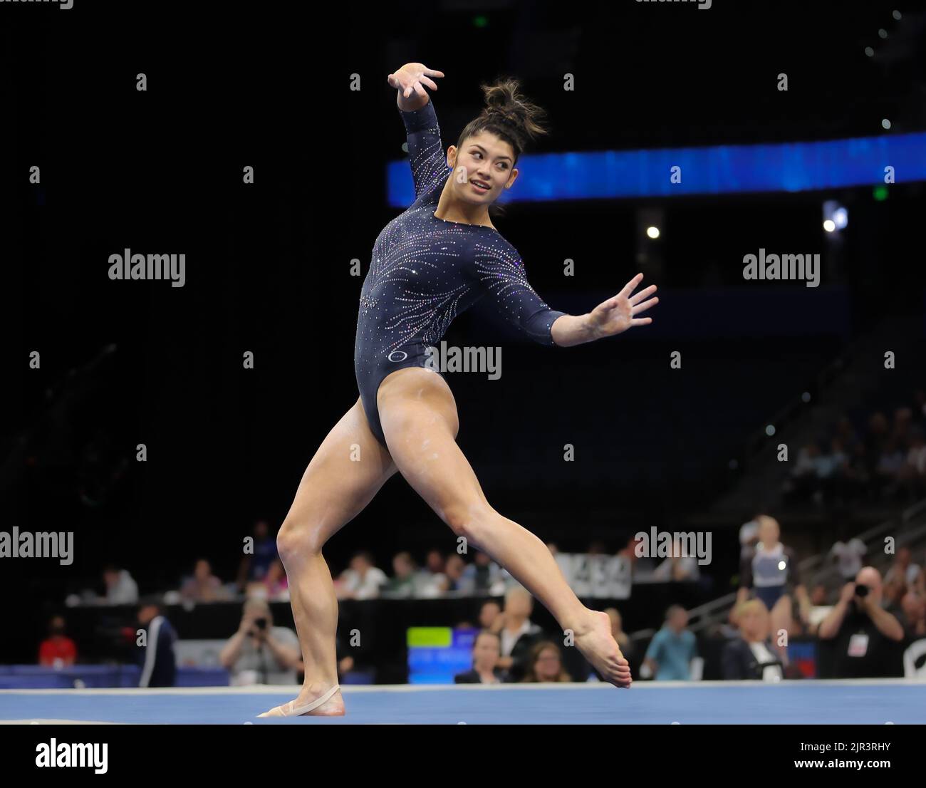 Tampa, FL. US, August 21, 2022: Kayla DiCello of Hill's Gym competes on ...