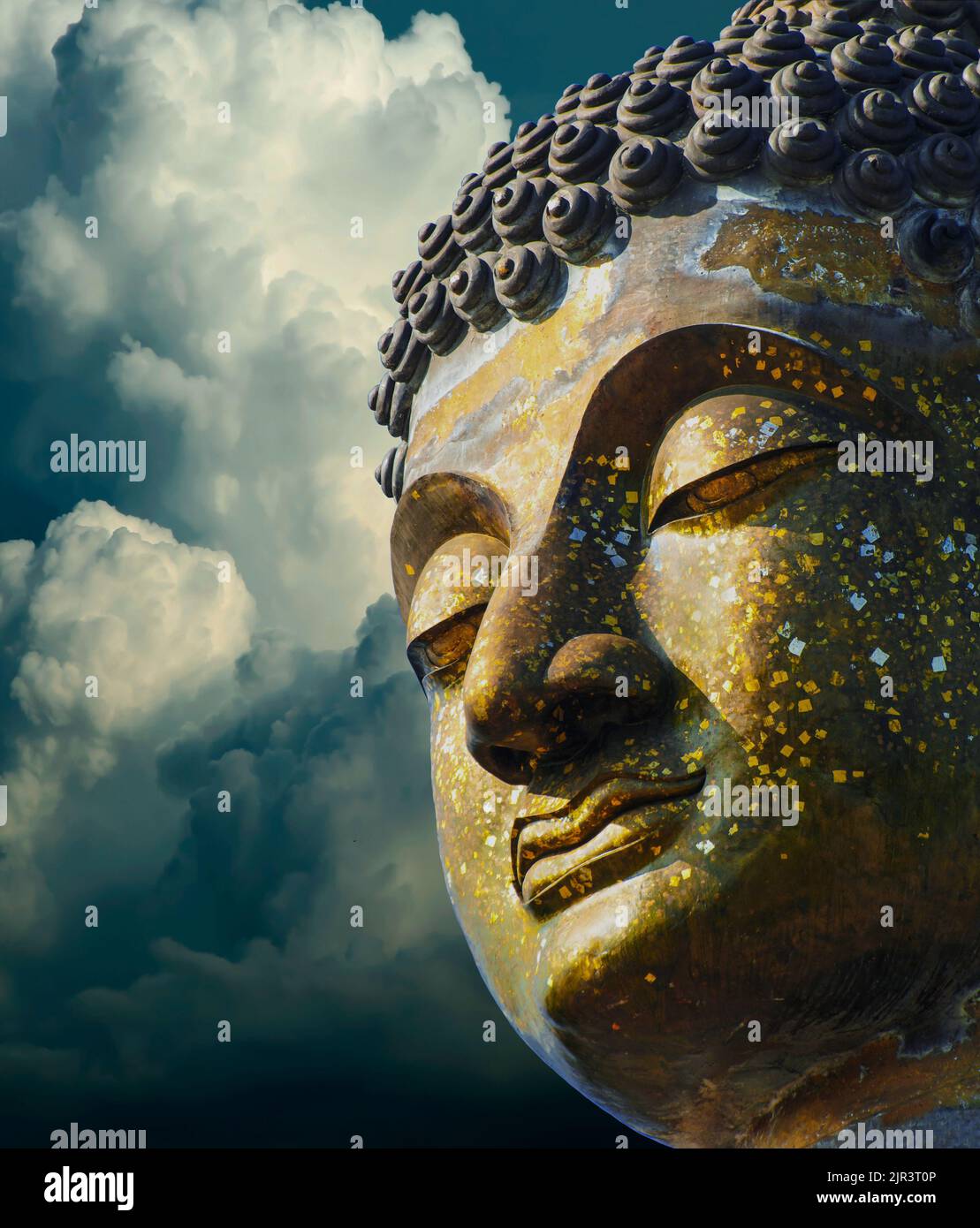 Buddhist trinity hi-res stock photography and images - Alamy