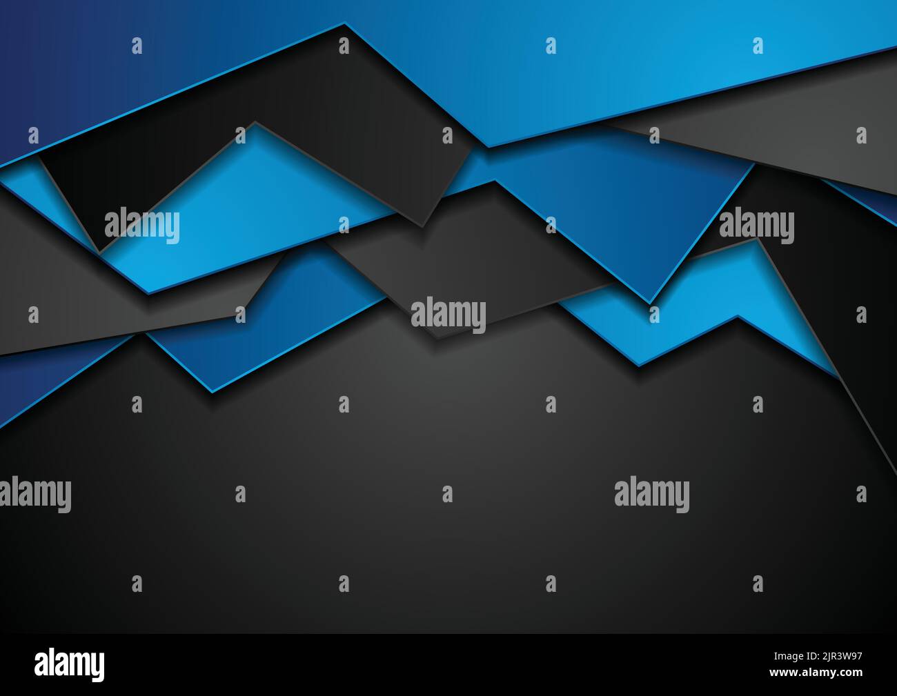 Blue and black abstract corporate material background. Vector design ...