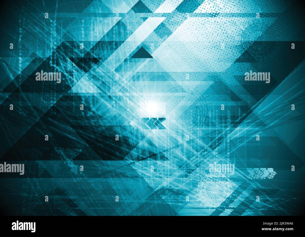 Abstract hi-tech futuristic geometrical background. Vector design Stock ...