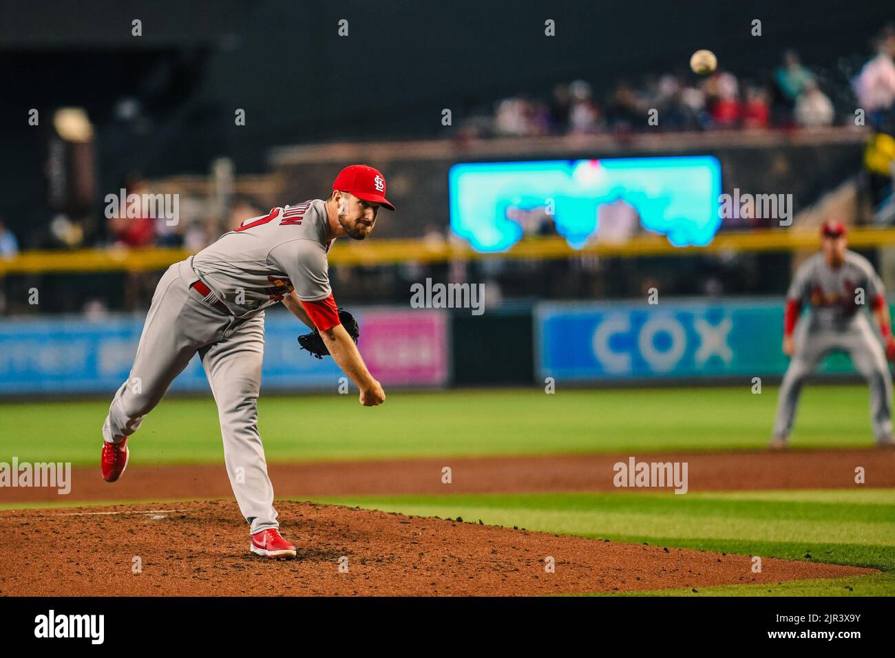 St. Louis Cardinals pitcher Chris Stratton (30) throws against the ...