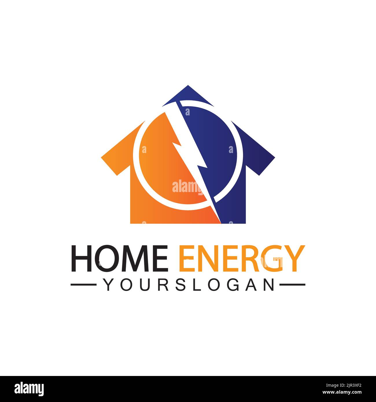 Home Power Energy Logo Vector Icon Symbol Design Illustration Stock ...