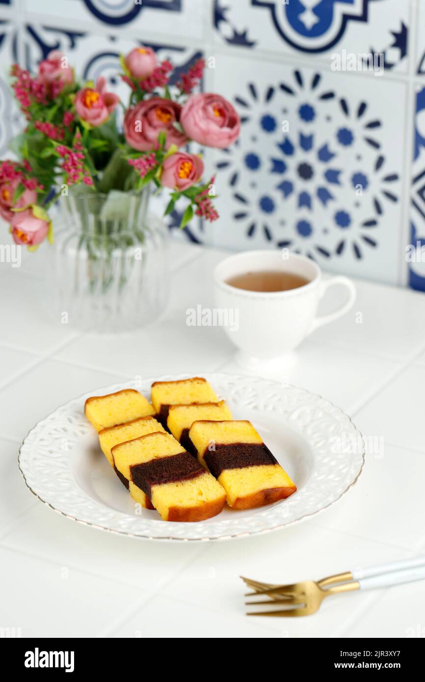 Mini Spiku or Lapis Surabaya, the Layers Rich Egg Yolk Cake with ...