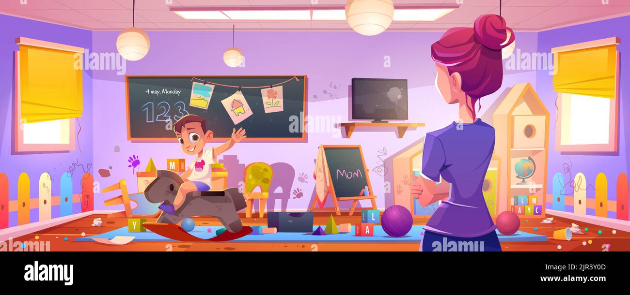 Hyperactive Kid Cartoon