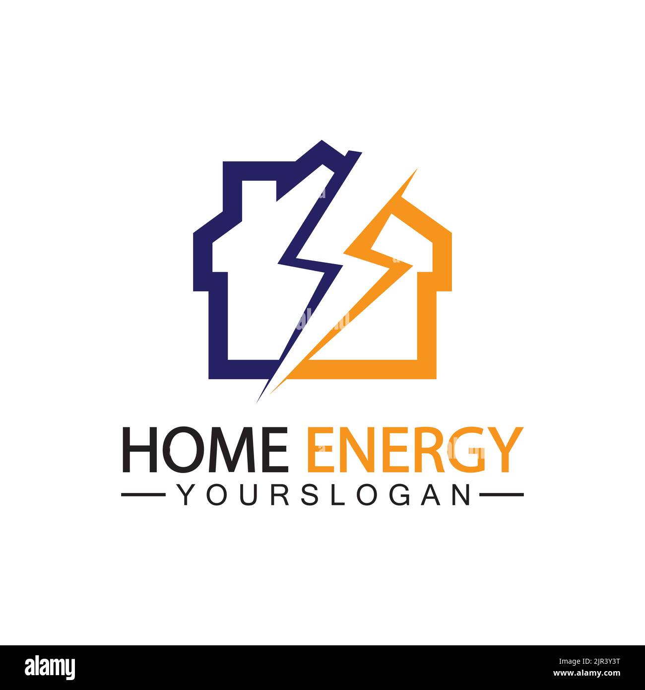Home Power Energy Logo Vector Icon Symbol Design Illustration Stock ...