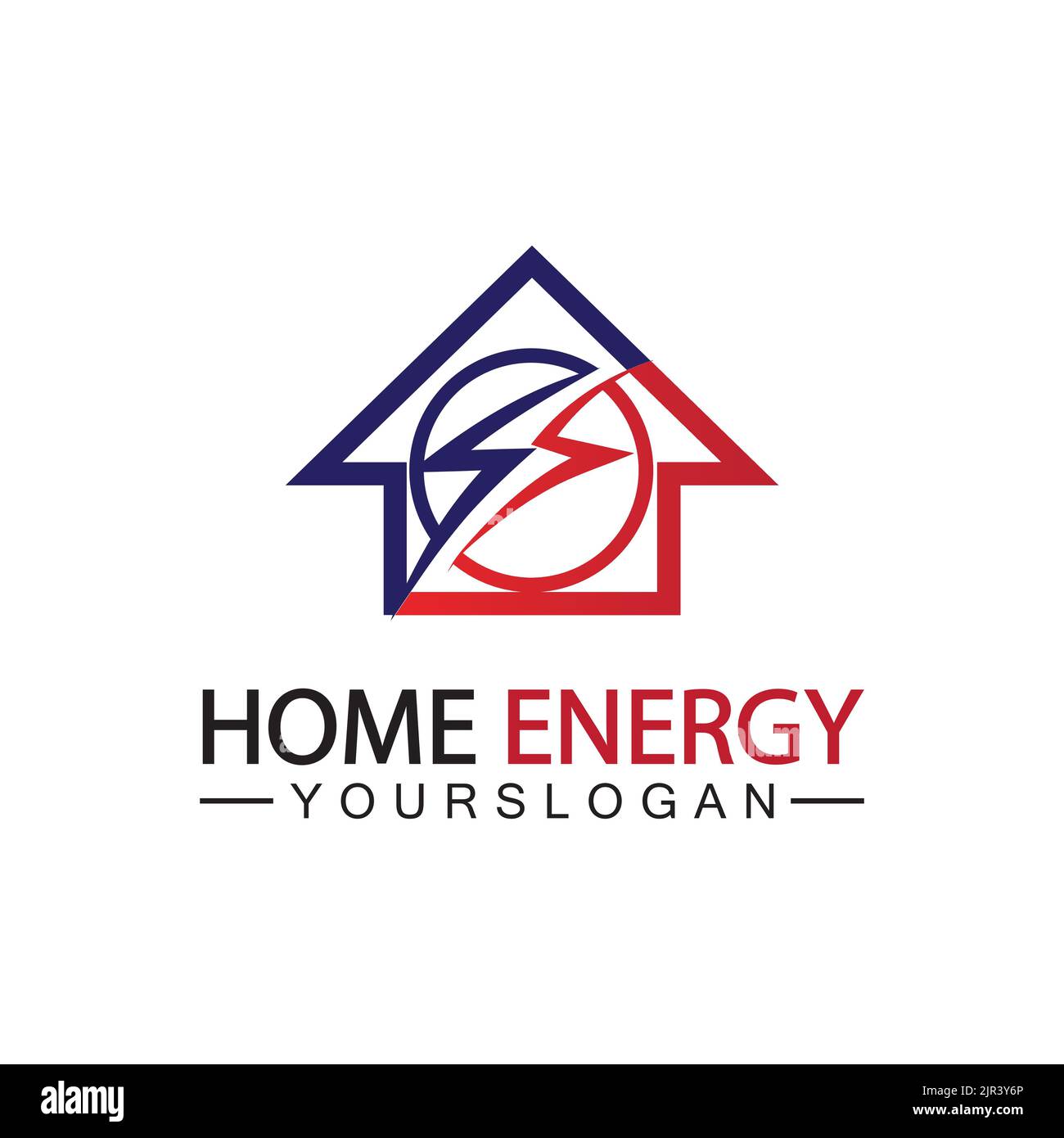 Home Power Energy Logo Vector Icon Symbol Design Illustration Stock ...