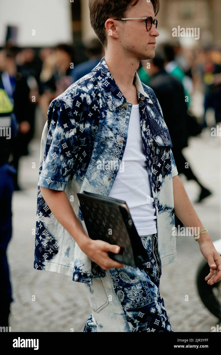 Street style, Sundy Jules arriving at Louis Vuitton Spring-Summer 2023 ...