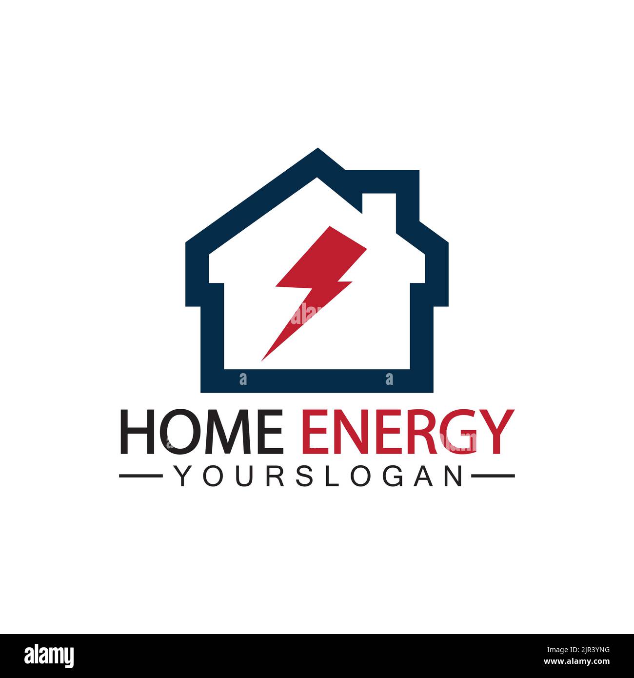 Home Power Energy Logo Vector Icon Symbol Design Illustration Stock ...
