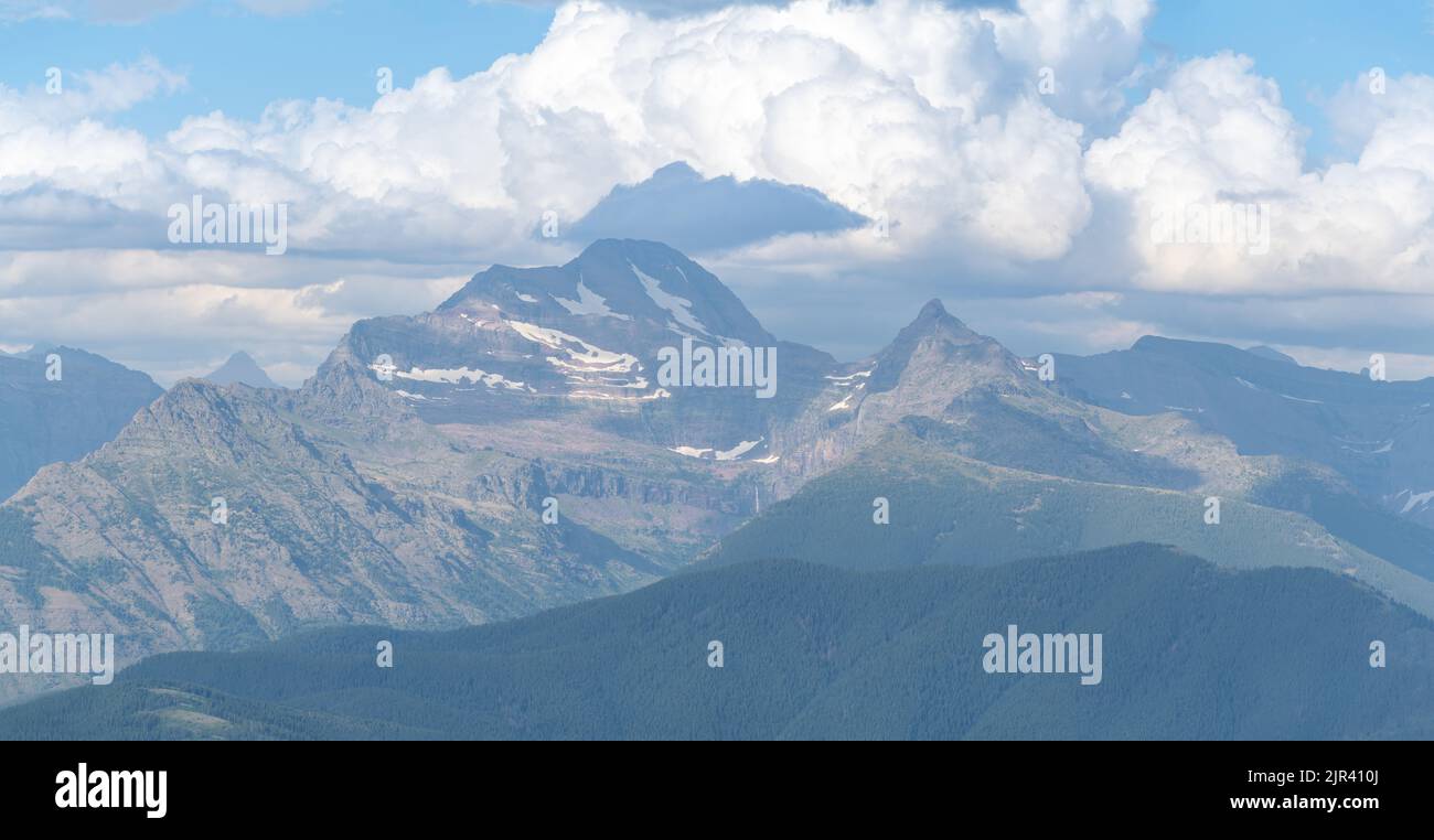 Stunning view from Ousel Peak of Mt. Jackson and the wilderness of ...