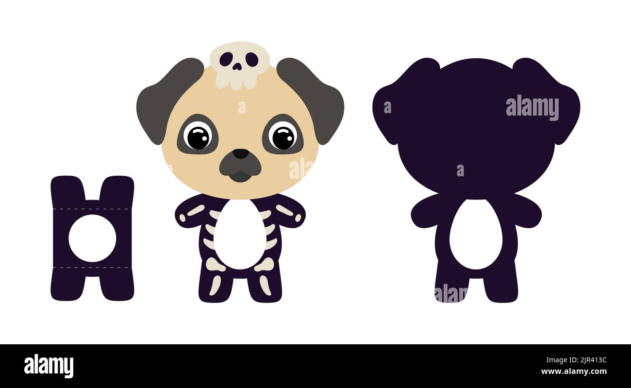 Cartoon boy with pug hi-res stock photography and images - Alamy