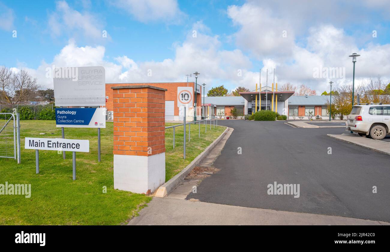Entrance to Guyra multi purpose service and hospital in northern new ...