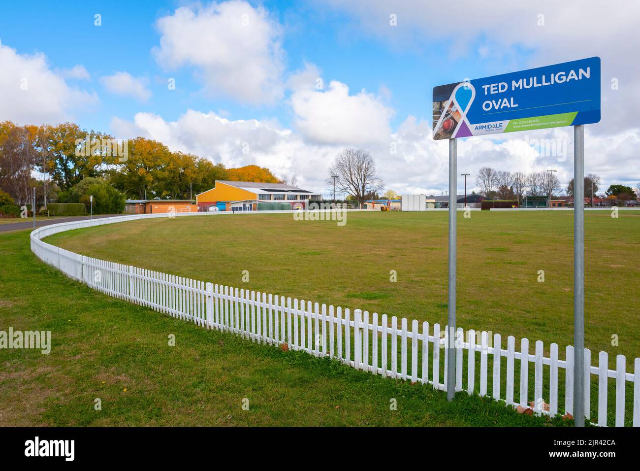 The Ted Mulligan Cricket Oval at Guyra, new south wales, australia ...