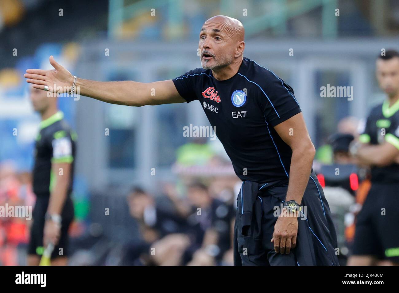 Naples, Italy. 21st Aug, 2022. Luciano Spalletti coach of Napoli during ...