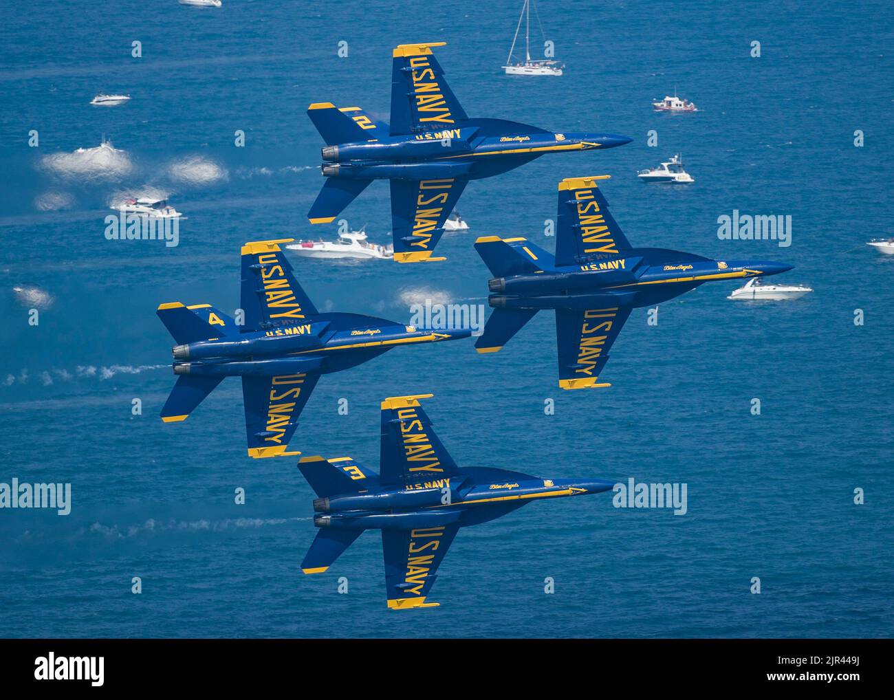 Chicago, Illinois, U.S. - August 21, 2022: Members of the U.S. Navy ...