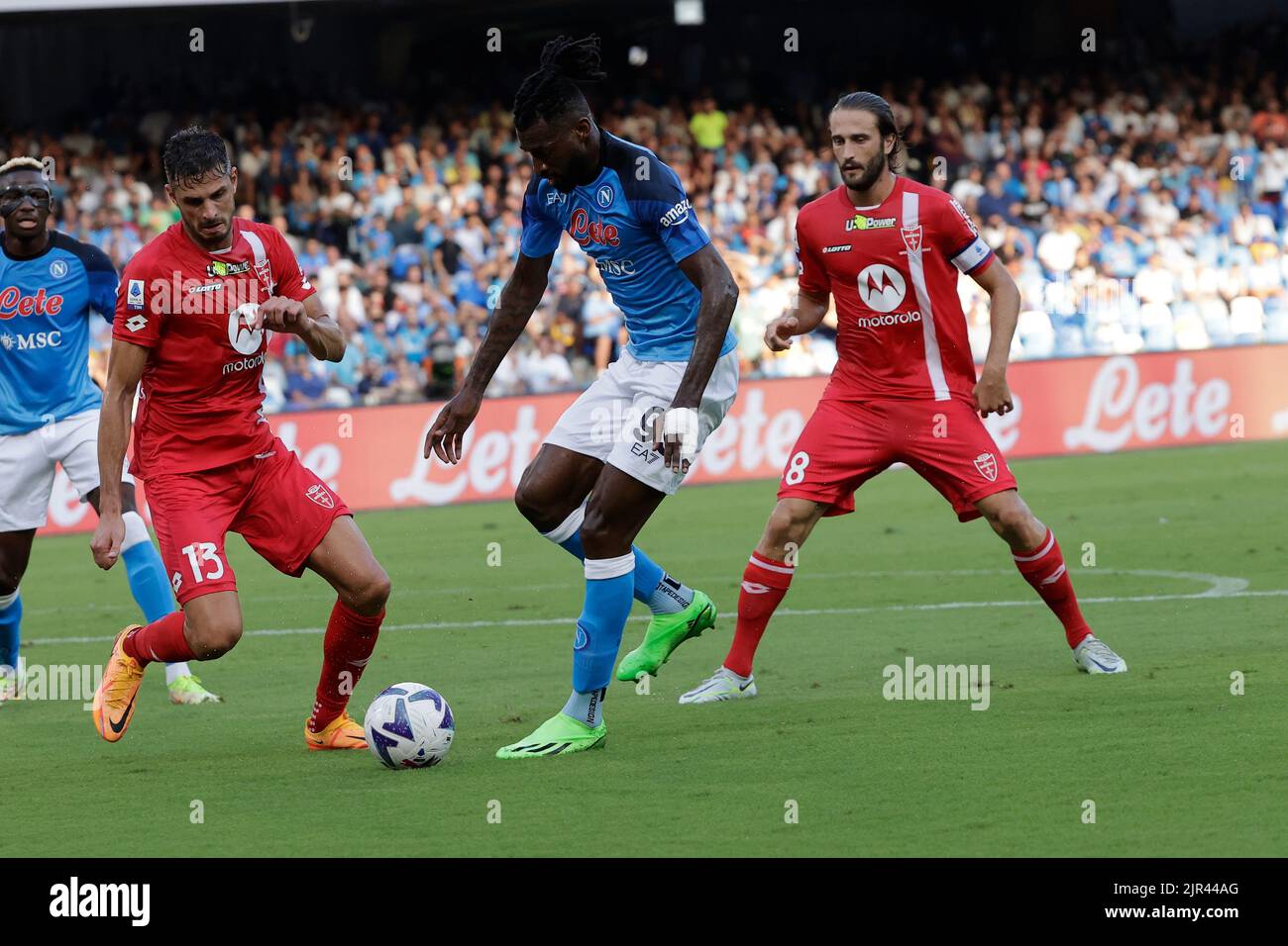 Diego Armando Maradona stadium, Naples, Italy, August 21, 2022, Andre ...