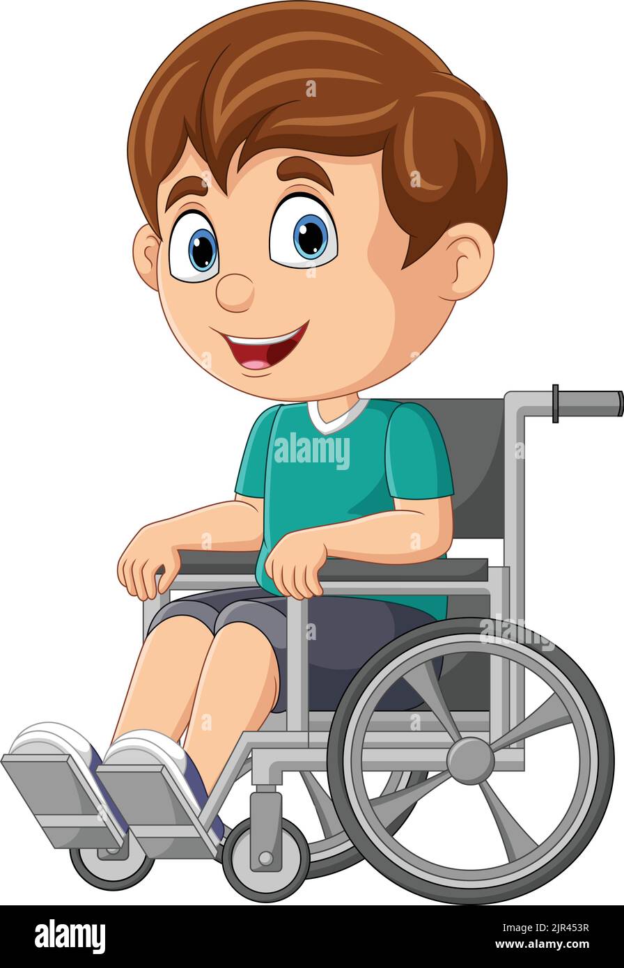 Cartoon happy disabled boy on wheelchair Stock Vector Image & Art - Alamy Cartoon happy disabled boy on wheelchair Stock Vector Image & Art - Alamy