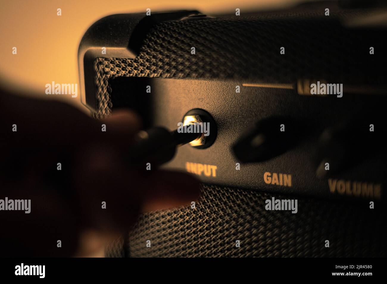 Woman turning a radio hi-res stock photography and images - Alamy