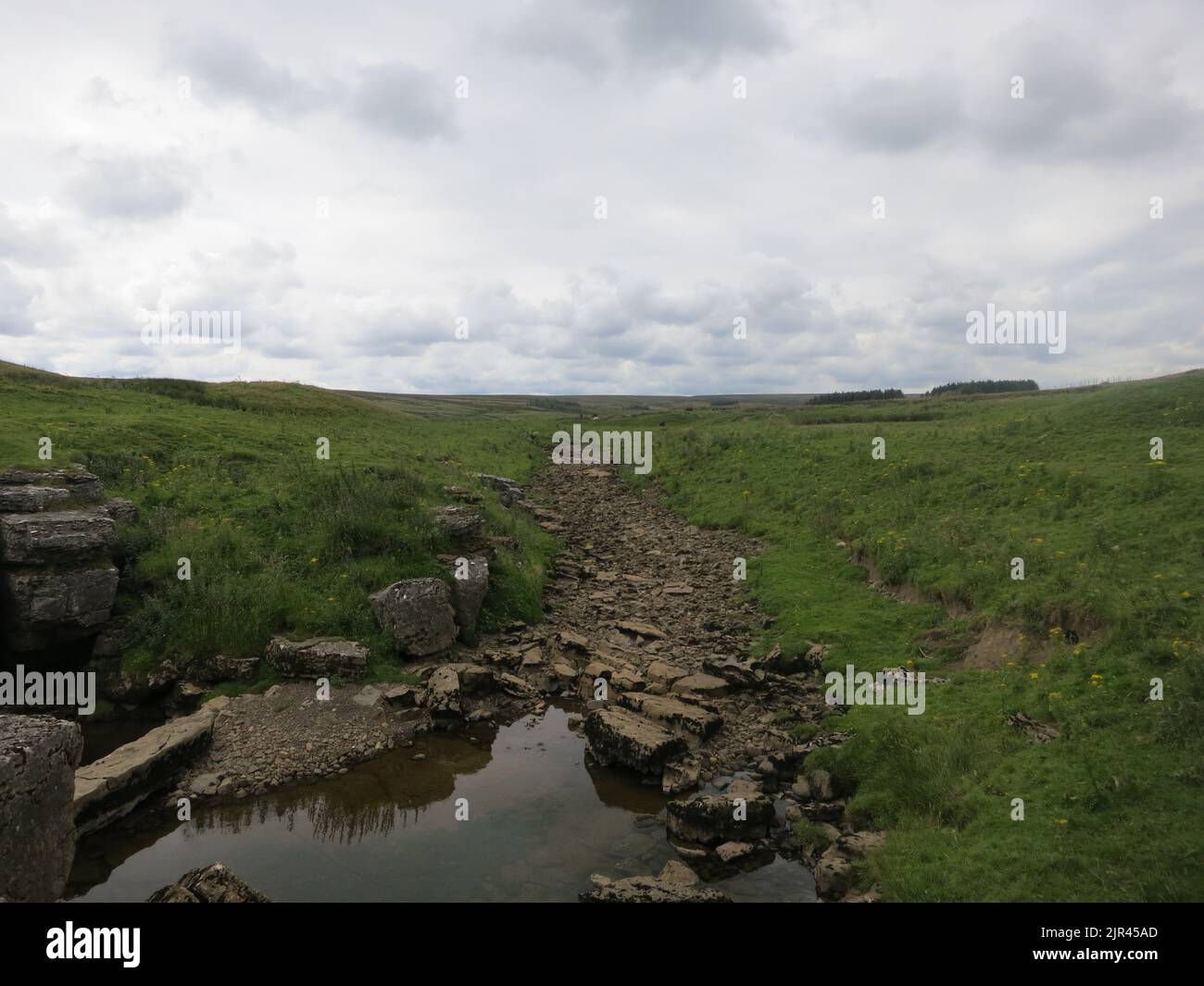 The Pennine Way National Trail Long-distance hiking trail. England. UK ...