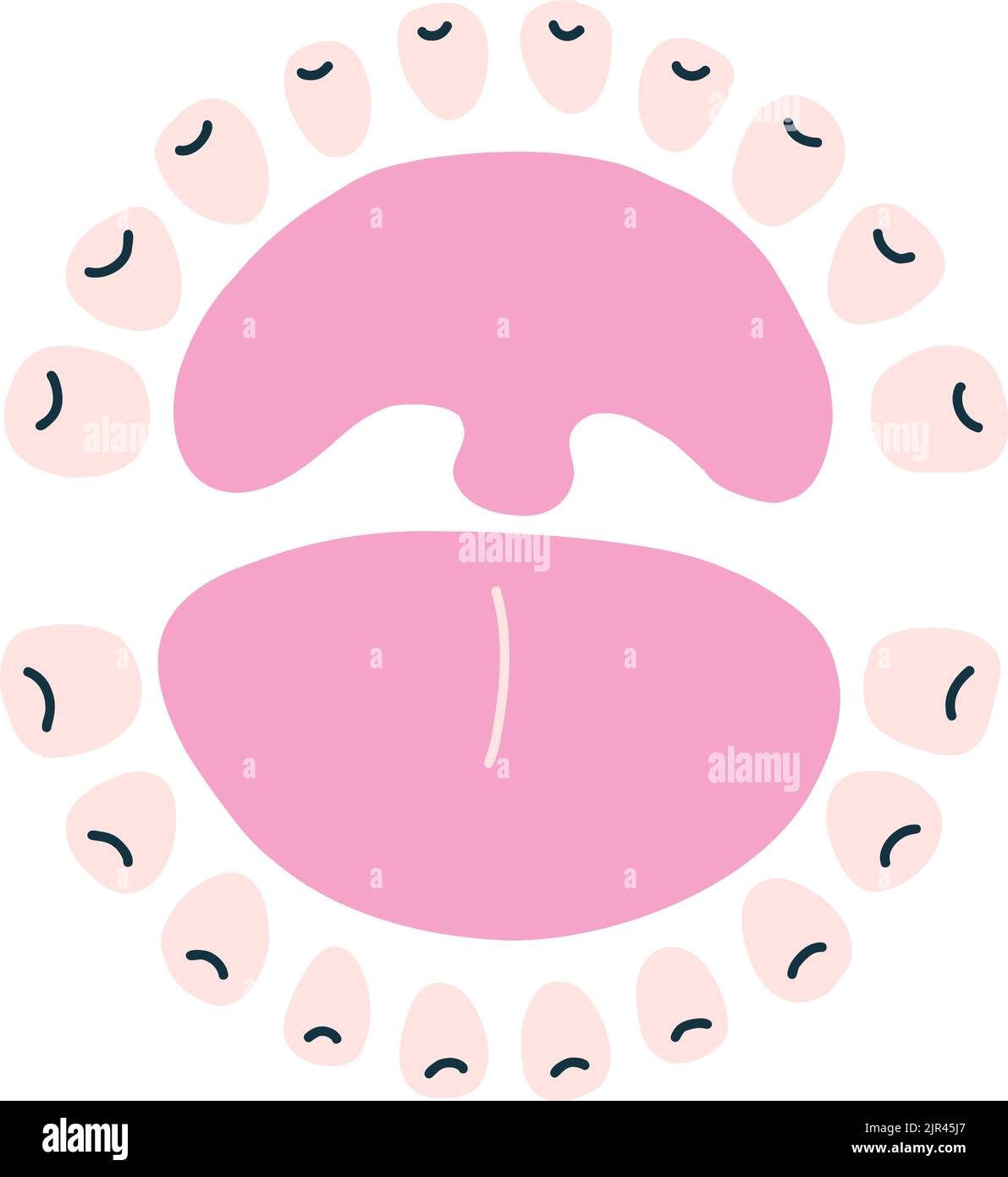 Cartoon teeth mouth hi-res stock photography and images - Alamy