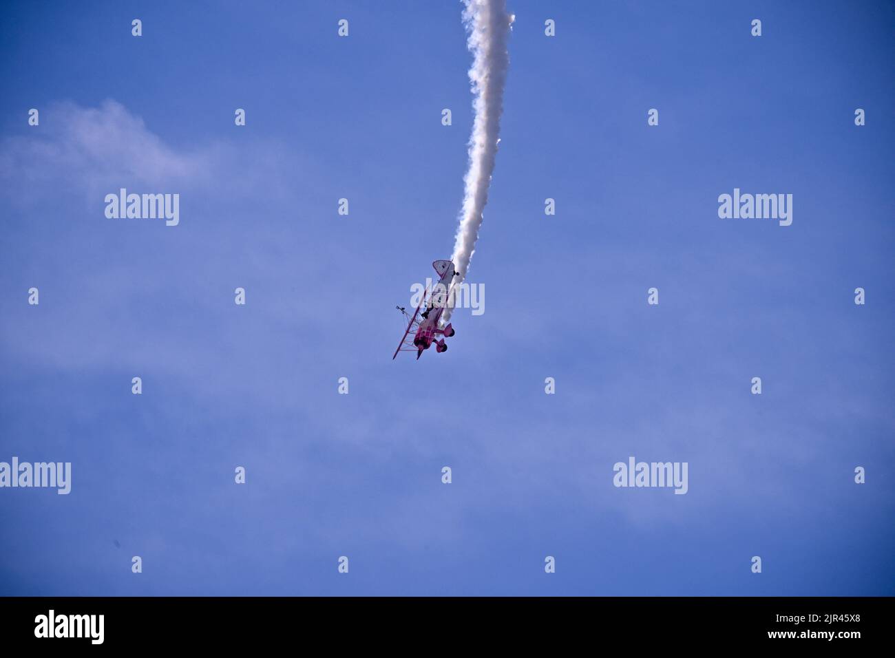 Wing Walking demonstration by Danielle and Emiliano Del Buono during ...