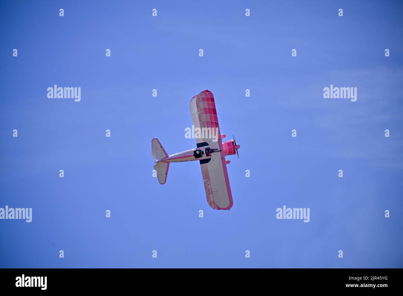 Wing Walking demonstration by Danielle and Emiliano Del Buono during ...
