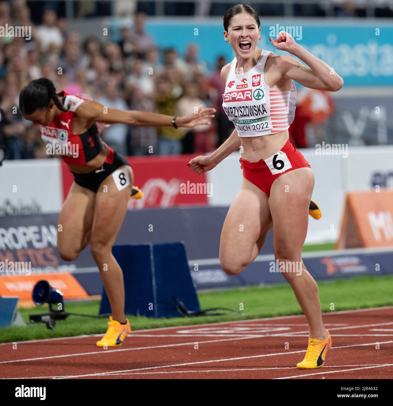 Munich, Germany. 21st Aug, 2022. Athletics: European Championships ...