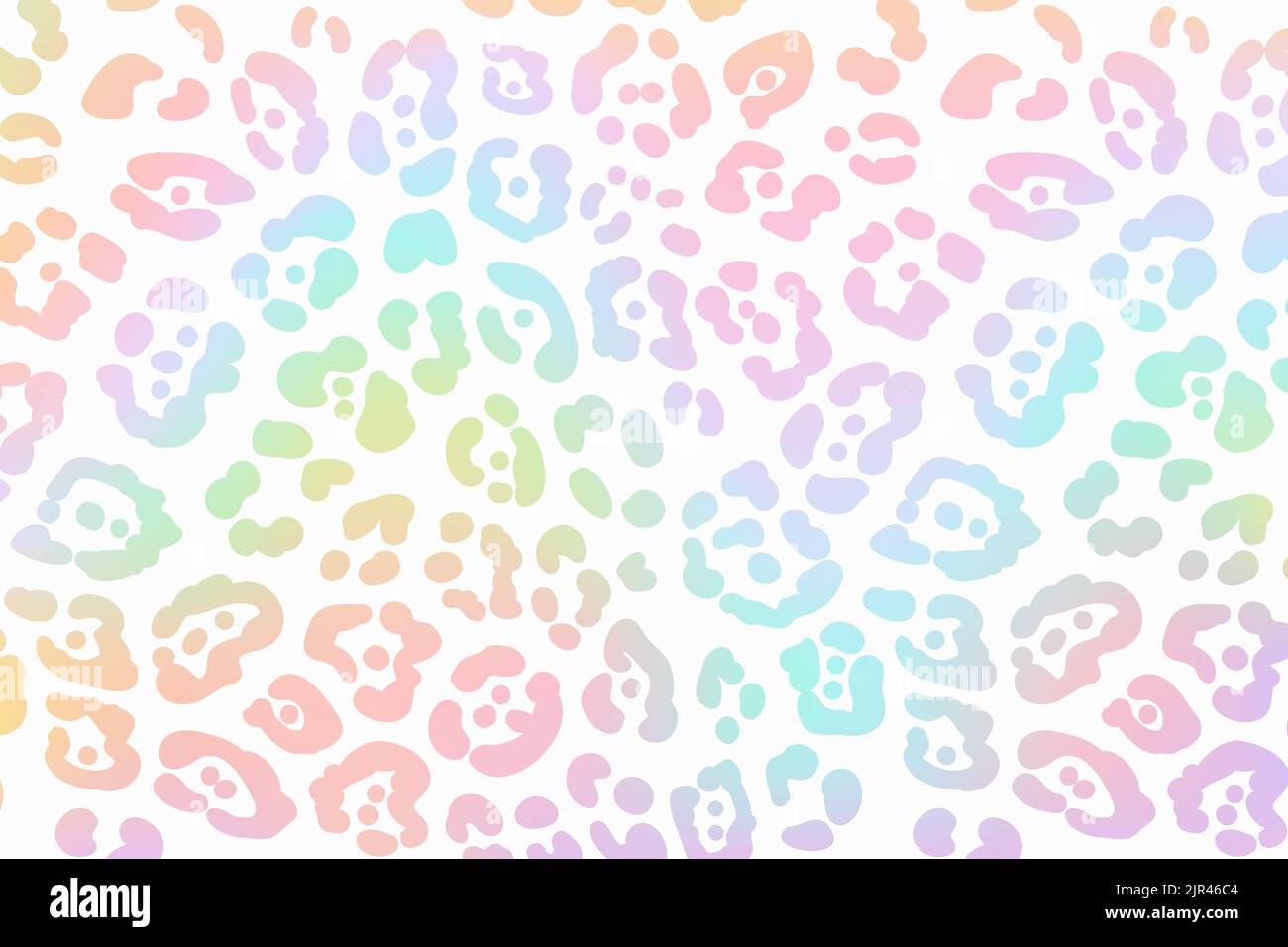 Rainbow leopard background. Holographic foil cheetah texture. Animal ...