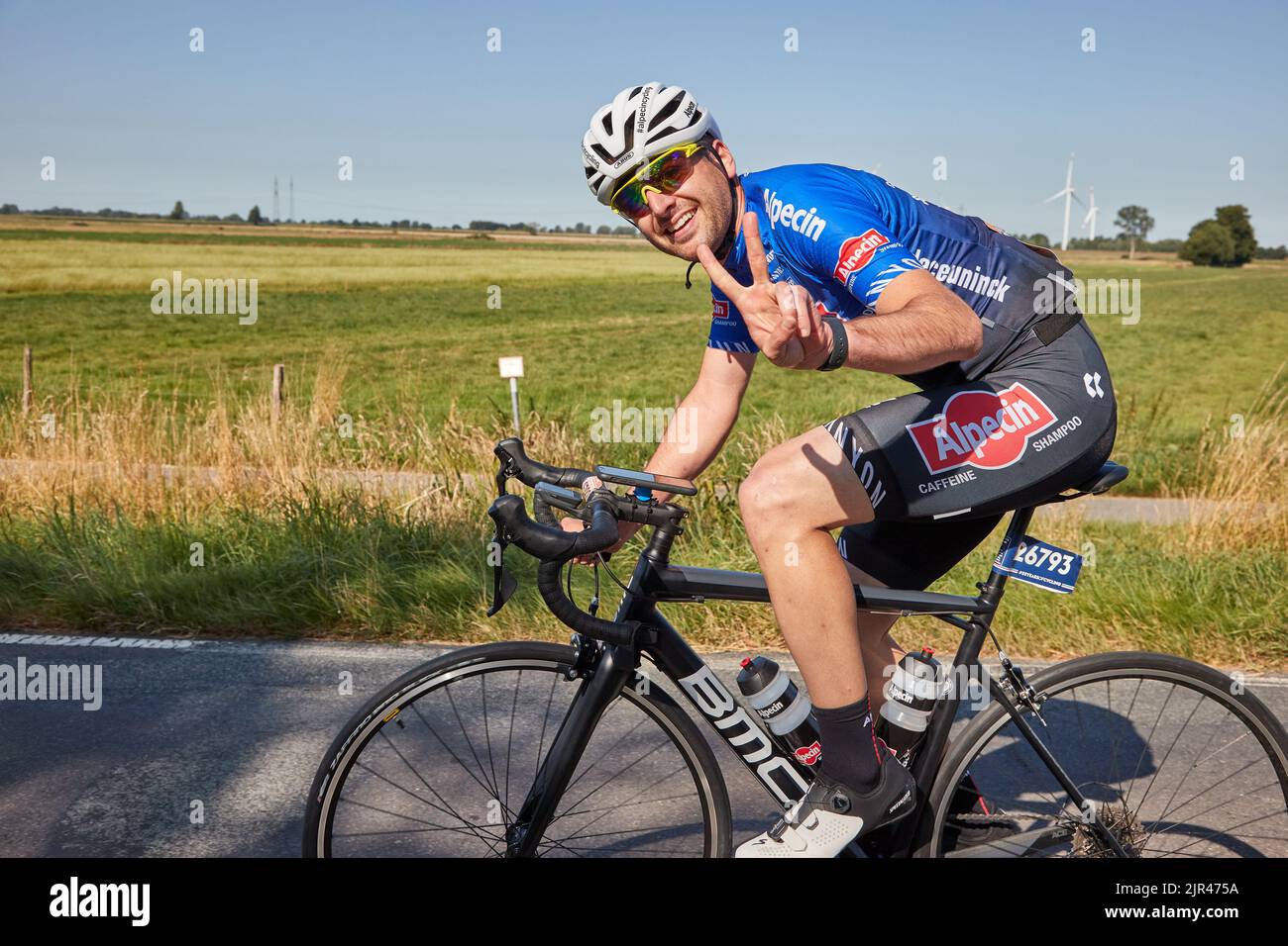Hamburg, Germany. 21st Aug, 2022. Cycling: Cyclassics, age group race ...