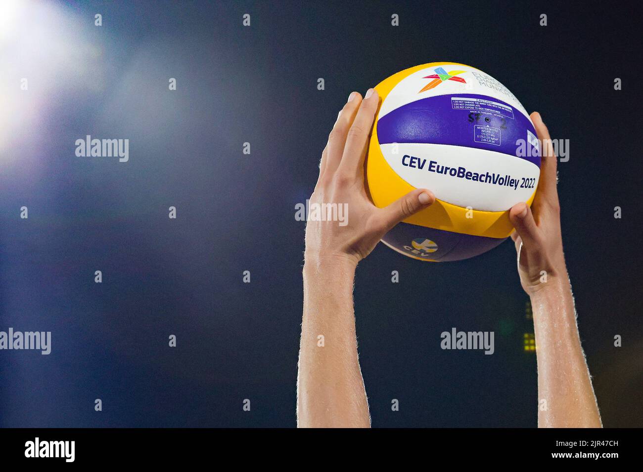 Volleyball held ball hi-res stock photography and images - Alamy