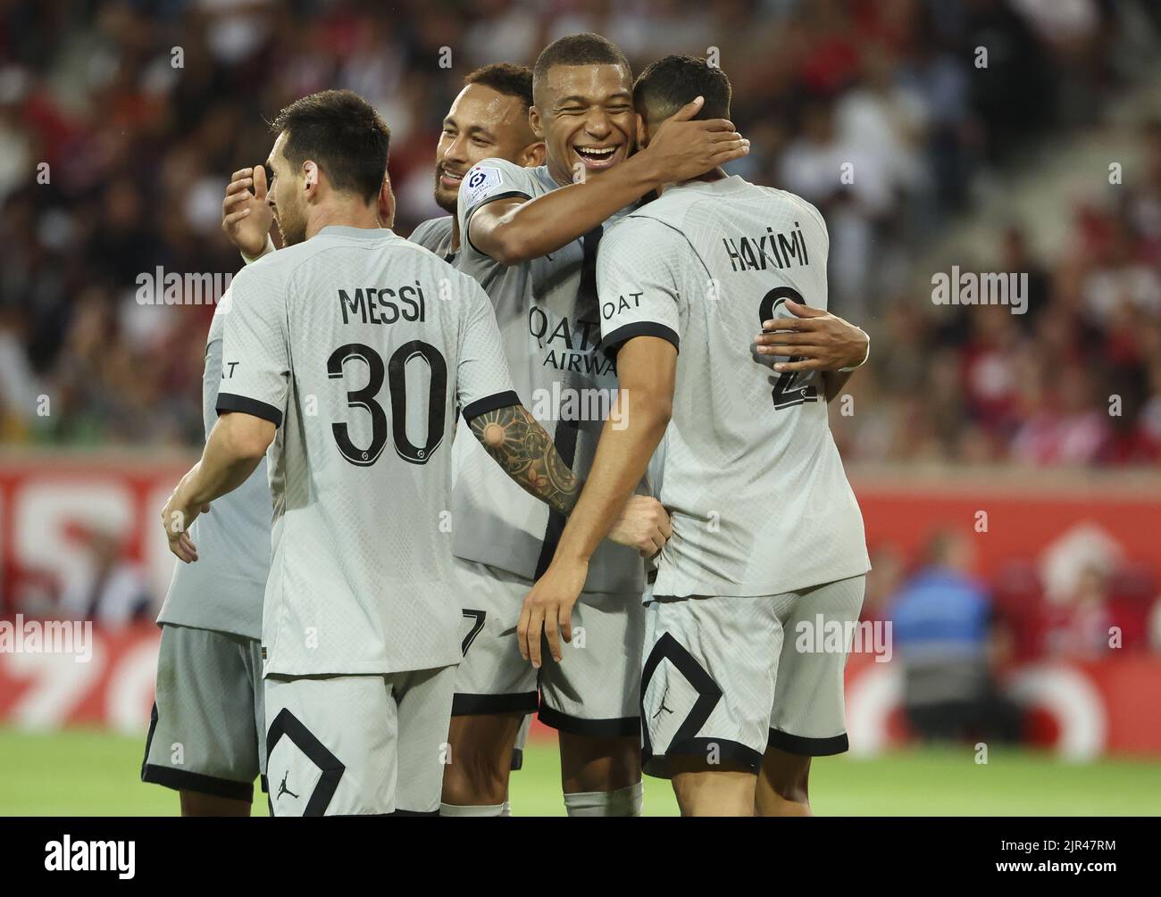 Hakimi messi neymar mbappe hi-res stock photography and images - Alamy